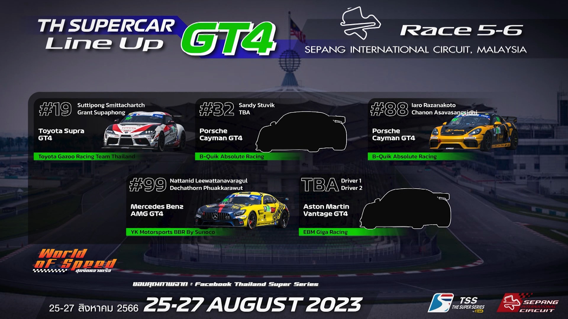 คัมแบ็กในรอบ 5 ปี "TSS" เตรียมยกทัพซูเปอร์คาร์ไปซิ่งที่เซปัง - Tonkit360