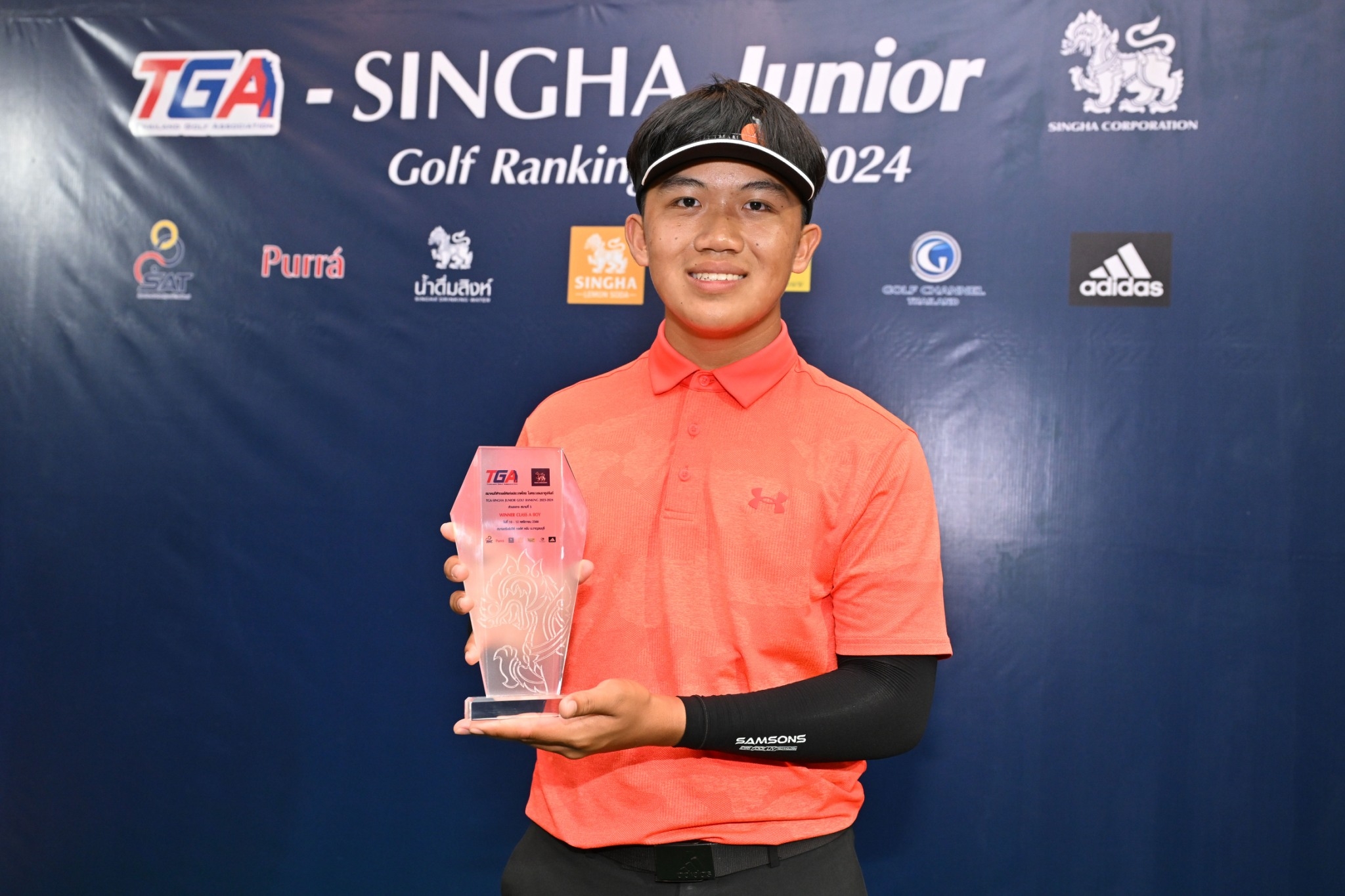 วิศว์-ธัญจิรา คว้าแชมป์กอล์ฟเยาวชน ทีจีเอ-สิงห์ฯ ส่วนกลาง สนาม 5 - Tonkit360