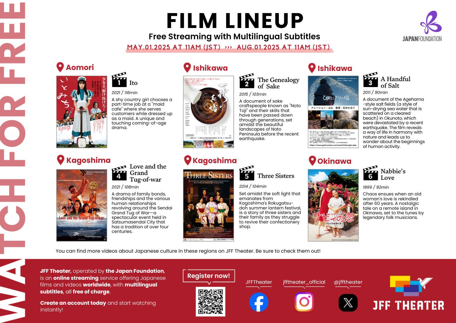 JFF THEATER แพลตฟอร์มดูภาพยนตร์ญี่ปุ่นฟรีออนไลน์ทั่วโลก - Tonkit360